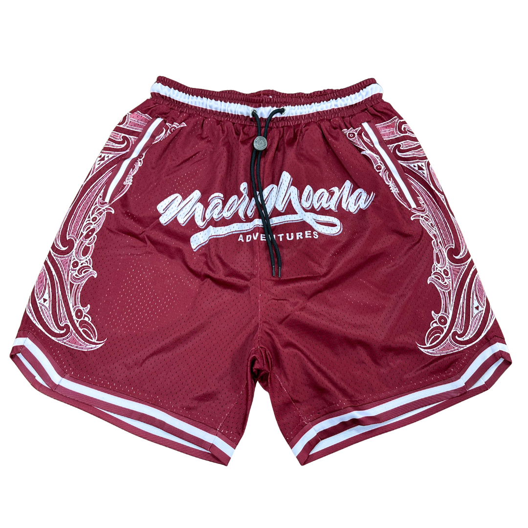 Summit Shorts Maroon – MAORI MOANA ADVENTURES
