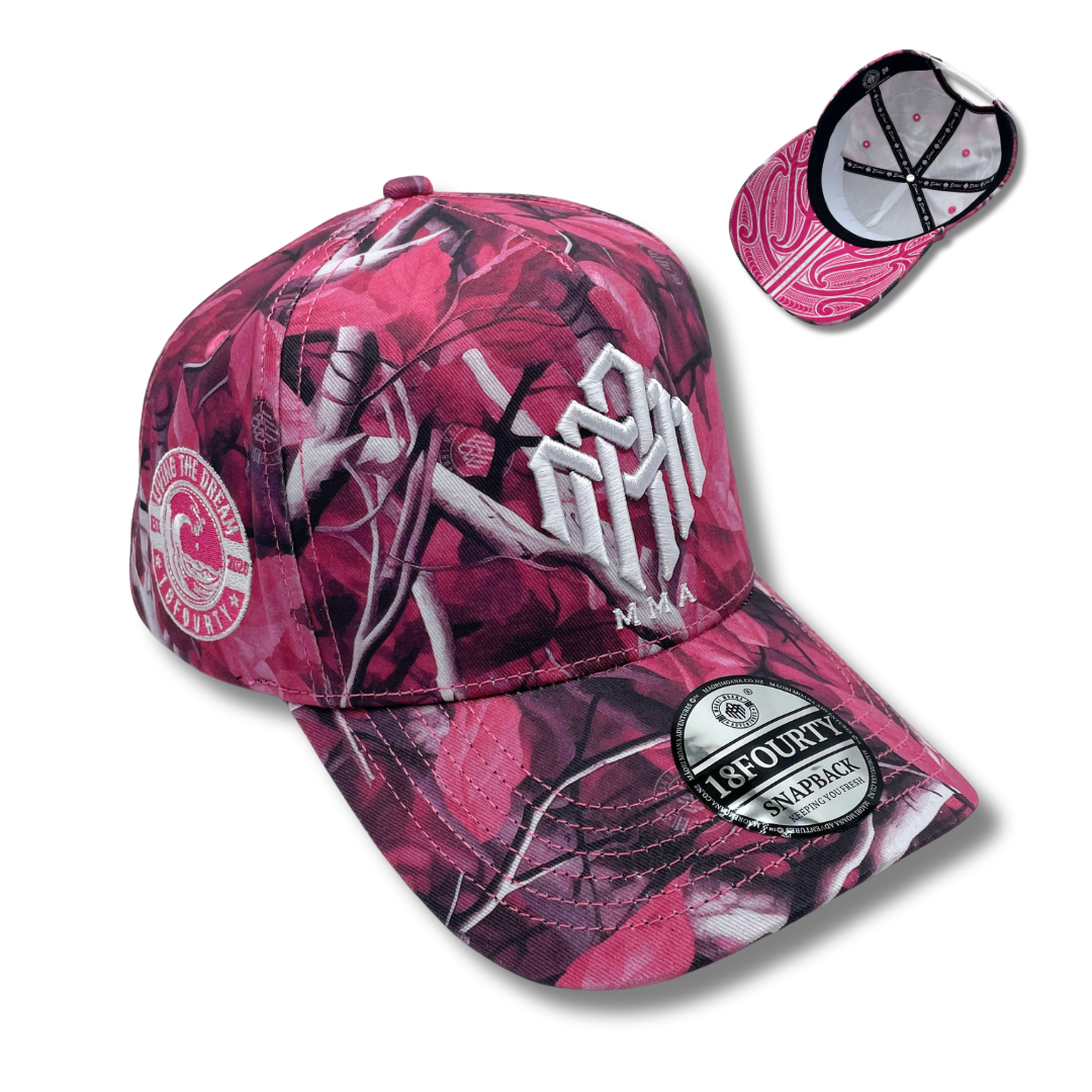 BLUSH FOREST MMA SNAPBACK – MAORI MOANA ADVENTURES
