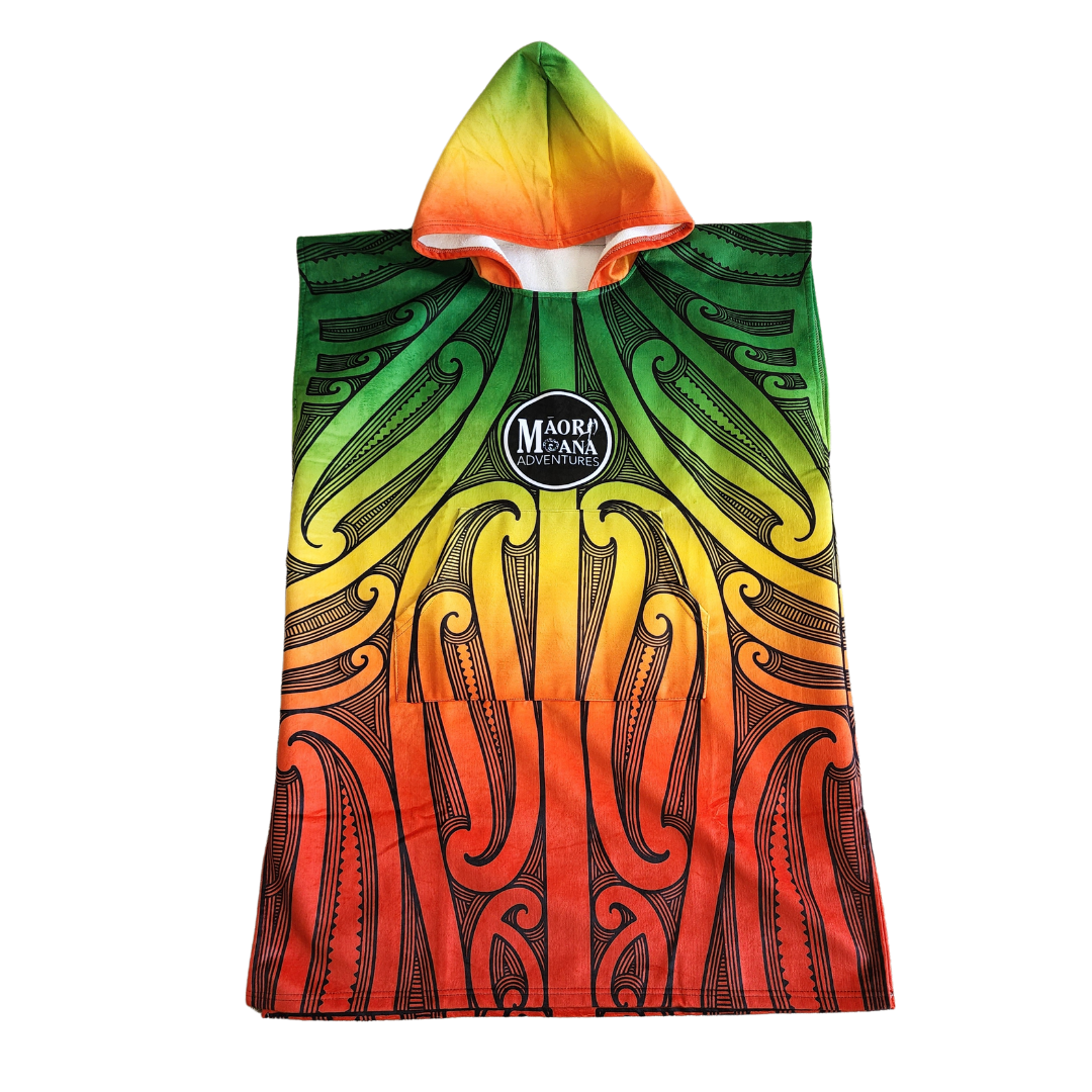 Poncho Towel (Rasta) – MAORI MOANA ADVENTURES